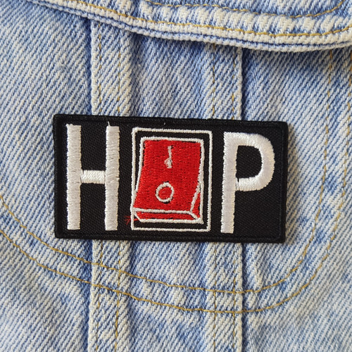 Hip Hop - Patche Bordado com Termocolante | Cabra Da Patches