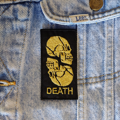 Tarot Death - Patche Bordado com Termocolante | Cabra Da Patches