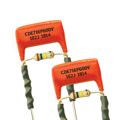 Duncan Mod - Treble Bleed .001uf / 600V - 150K Carbon Resistor - (Pair ...