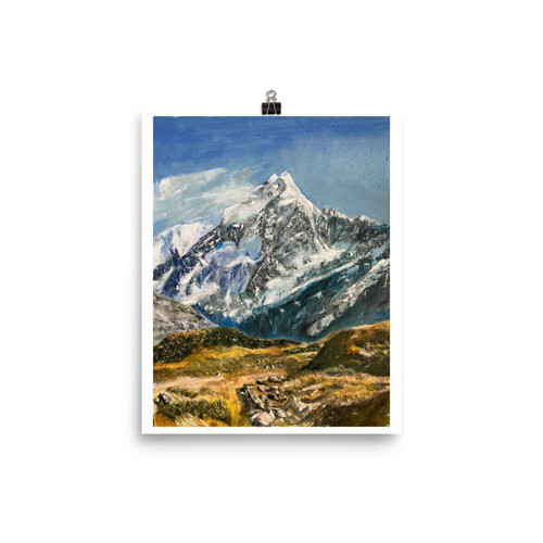 MOUNT COOK, NZ POSTER PRINT | Fleming Art