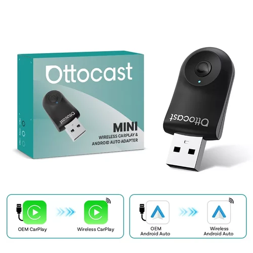 Mini Flow Wireless CarPlay / Android Auto Adapter | Ottocast