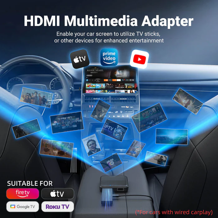 Car TV Mate Pro Universal - Car TV HDMI Converter Wireless Apple CPlay ...