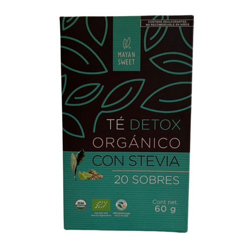 Te détox orgánico con Stevia Mayan Sweet 60gr | DAC Playa del Carmen