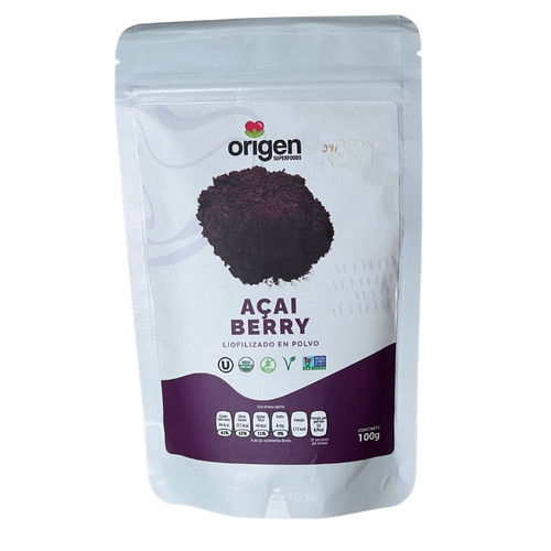Acai berry liofilizado en polvo Origen 100gr | DAC Playa del Carmen