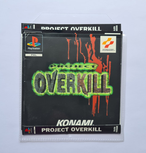 Project OverKill PSX 1 Instructions front and back covers, good condition | Total Gamer