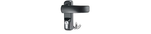 Iseo Lever Handle With 5 Pin Cylinder & Micro Switch | bch-limited