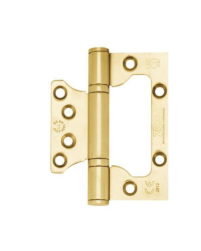 PVD BRASS ZHSSFH-243S GRADE 11 FLUSH / INTERLEAF HINGE PAIR | bch-limited