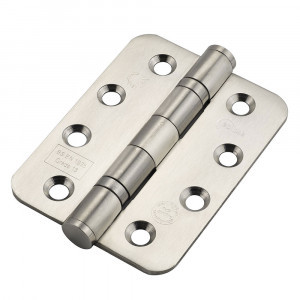 Eclipse 4 Inch Satin Stainless Steel Radius Ball Bearing Hinge - Grade ...