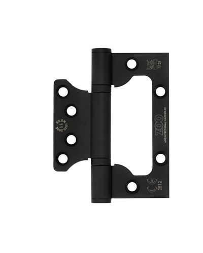 MATT BLACK ZHSSFH-243S GRADE 11 FLUSH / INTERLEAF HINGE PAIR | bch-limited