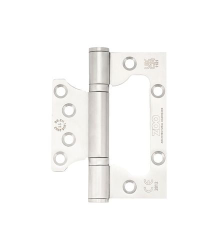 SATIN STAINLESS STEEL ZHSSFH-243S GRADE 11 FLUSH / INTERLEAF HINGE PAIR ...