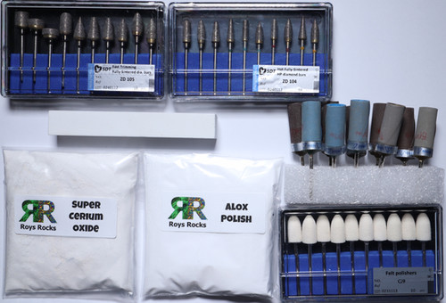 Semi-Pro Stone Carving and Polishing Kit | Roys Rocks