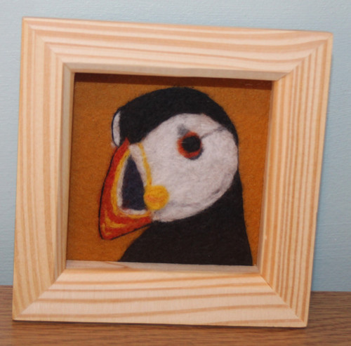 Close Up Series: Puffin Felt Art | Toll House Crafts