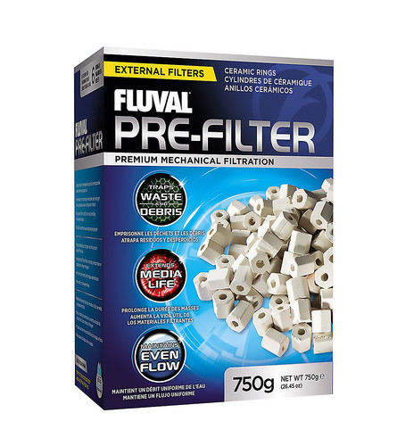 Fluval Pre-Filter Premium Mechanical Filtration Ceramic Rings 750g Part ...