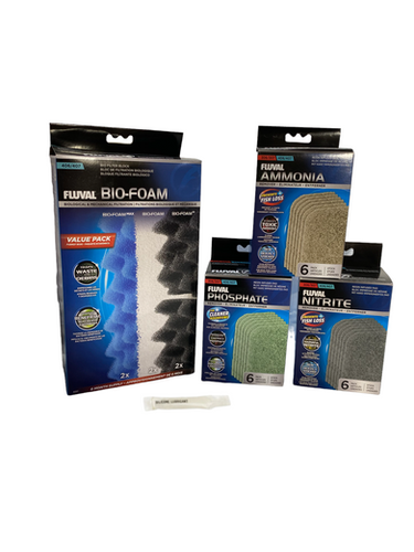 Fluval Bundle of 6 Replacement Media for 406/407 Aquarium Filters ...