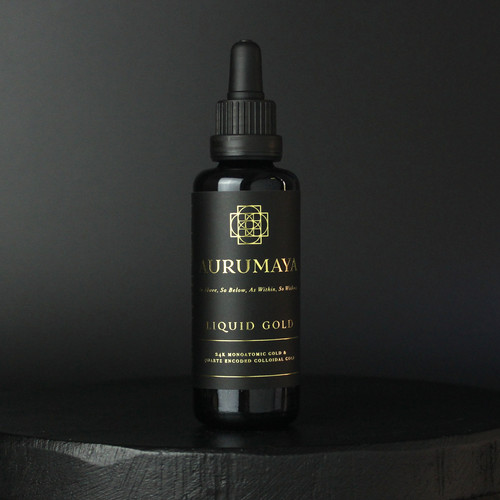 LIQUID GOLD / Daily Gold Ormus Minerals - With Liquid Quartz Crystal ...