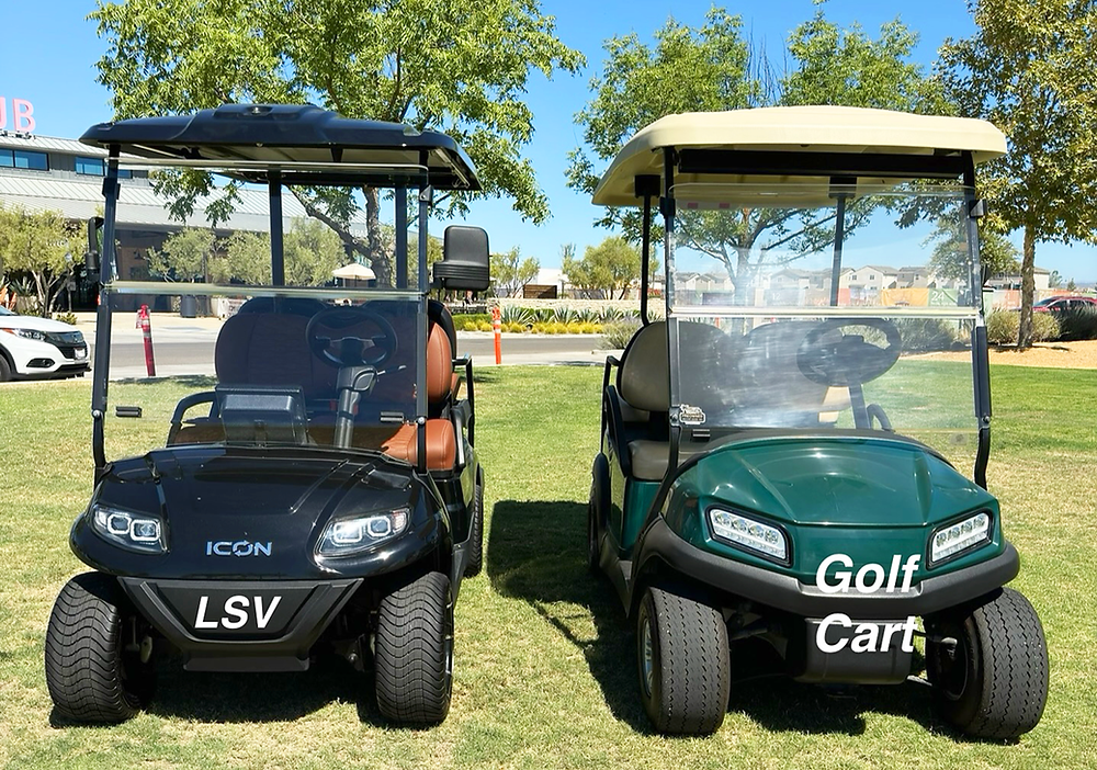 Golf cart vs. low-speed vehicle