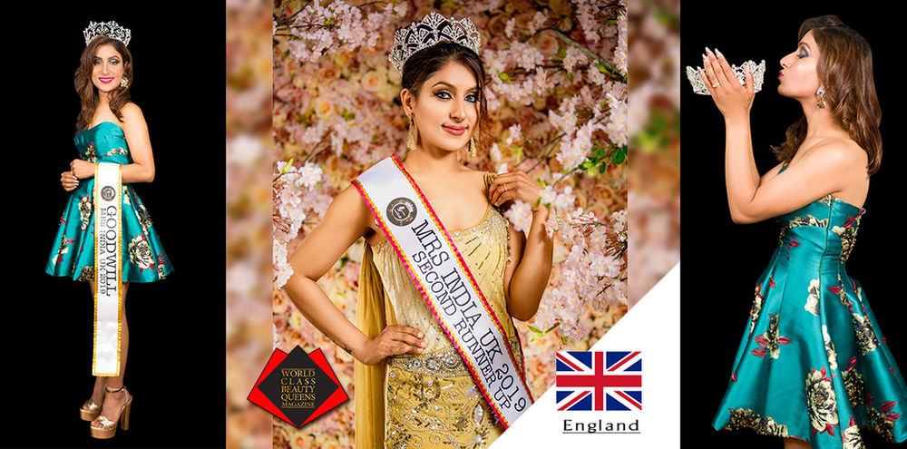 Dr Neha Sharma Mrs India UK 2019 2nd R.U.