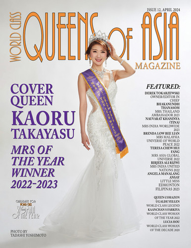 Issue 12, World Class Queens of Asia Magazine, Kaoru Takayasu | World Class Brand