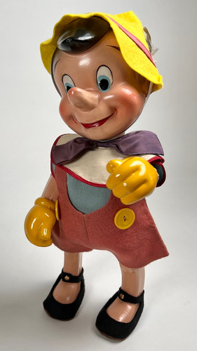 1930's Jointed 14" Walt Disney PINOCCHIO By KNICKERBOCKER Composition ...