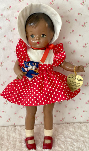 RARE 1940s Effanbee Patsy Joan 15" All Original Black African American ...