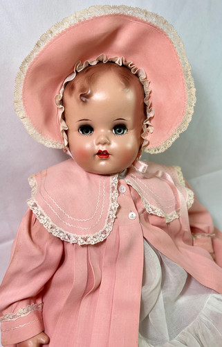 RARE 25" Vintage 1947 Ideal Baby Beautiful Doll in Original Dress and ...