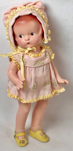 1930s Vintage 11" Composition Effanbee Patsy Kins Patsy Jr | Dollyology
