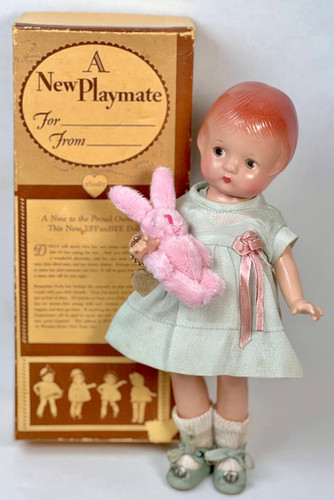 Vintage 1930s Effanbee 9" Patsyette Doll in Box | Dollyology