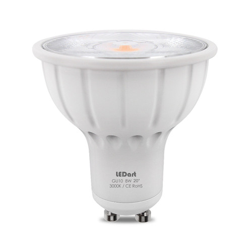 GU10 8W Dimmable Faisceau 20° Ra80~97 PAR16 | LEDart