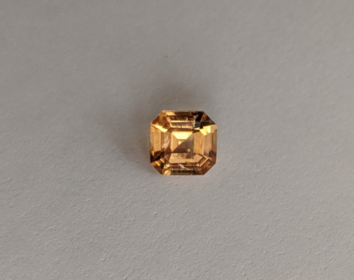 1.77 ct Golden Topaz Asscher Cut | Lockwood & Sloan
