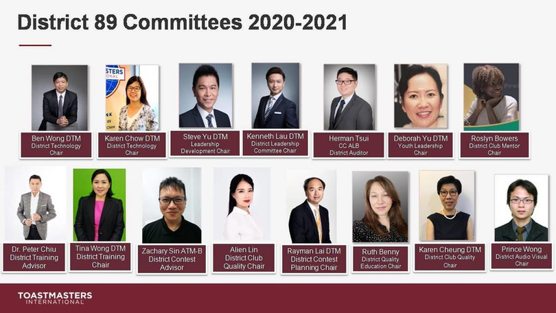 District Leaders and Committees 2020-21 | D89 Toastmasters