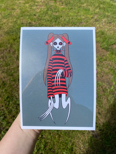 Cryptid Amanda Portrait | Gore Girls Inc