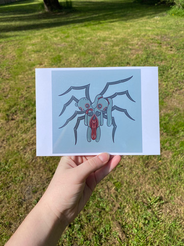 Spider Gore Twins Print | Gore Girls Inc