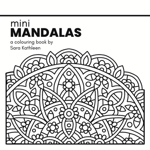 Mini Mandala Colouring Book | Sara Kathleen UK