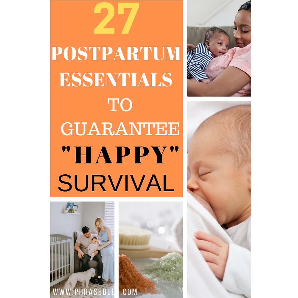 27 Postpartum Essentials You Need to Guarantee "Happy" Survival