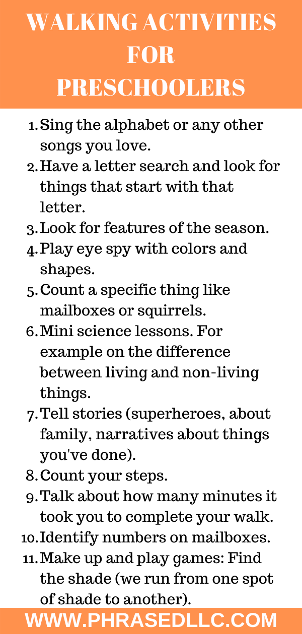 The 11 Best Walking Activities for Preschoolers You Need to Do Now