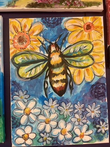 Bumblebee paint kit | Paint N' Sip LLC.