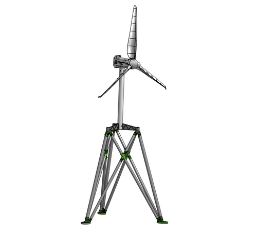 Jacket - pin piles | OffshoreWind4Kids