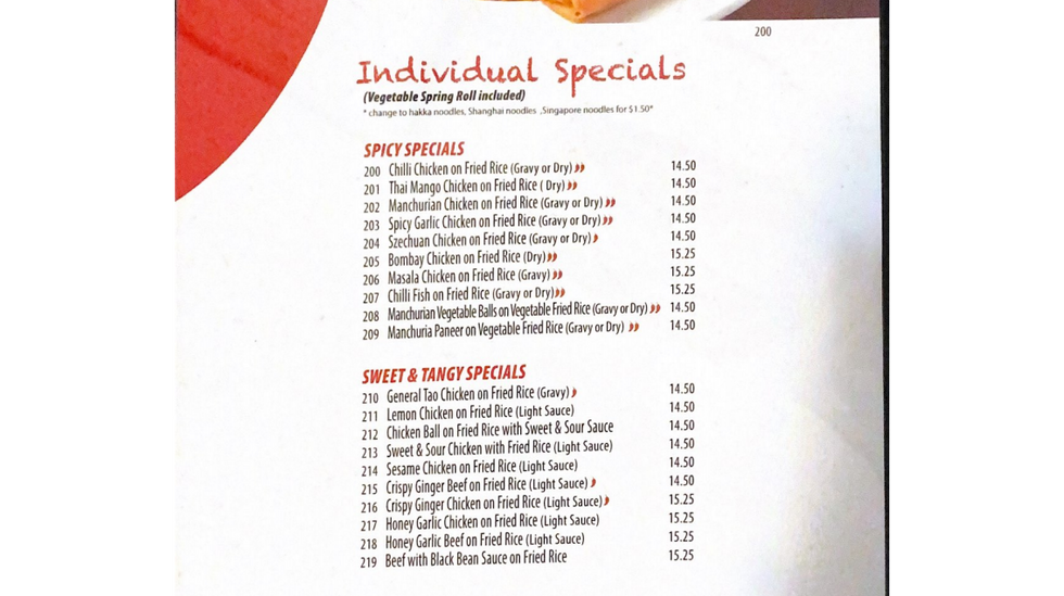 Menu | Li's Hakka #1