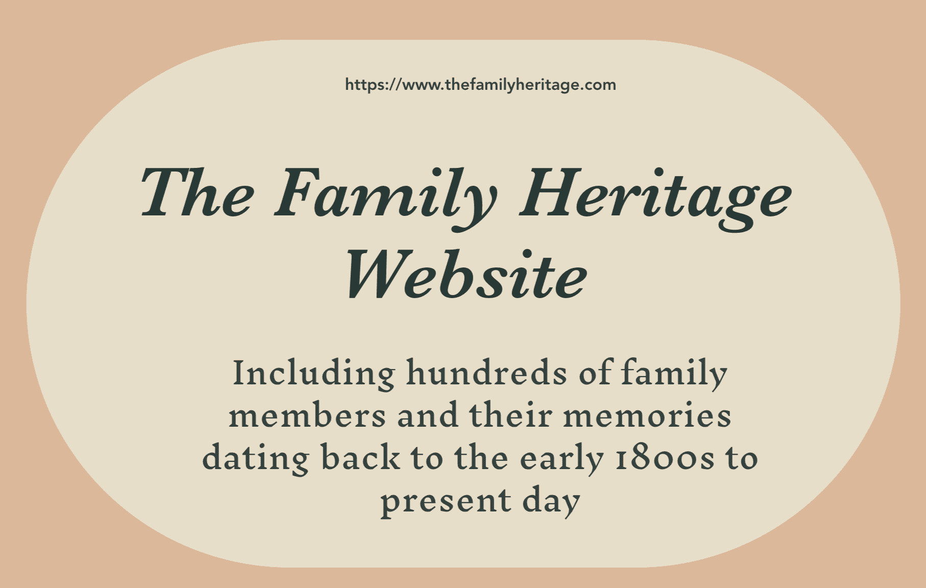 The Family Heritage Website | Our Family History
