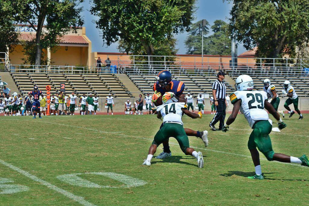 Feather River College Cornerback Sheldon Whigham (Qualifier) Flying ...