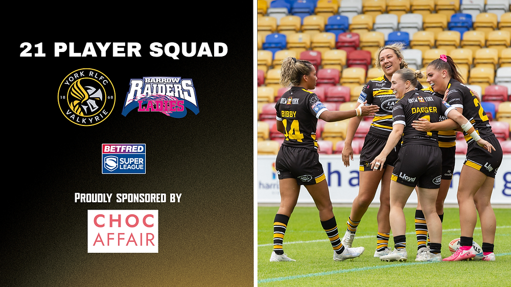 21 Player Squad named for Barrow Ladies