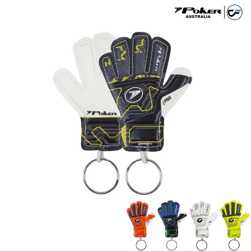 Mini Goalkeeper Glove Keychain – Champion | Poker | Caro Futsal