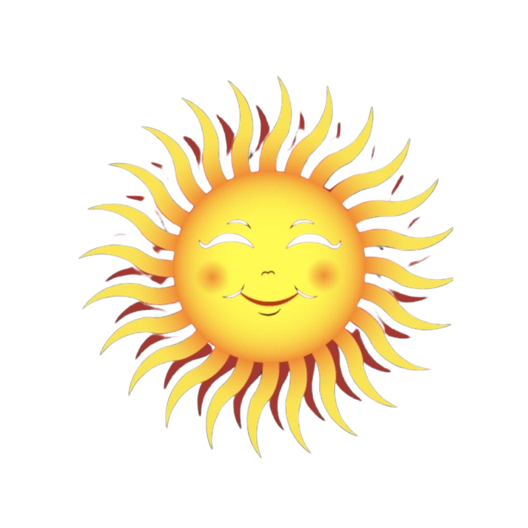3d Sun Clipart Outline