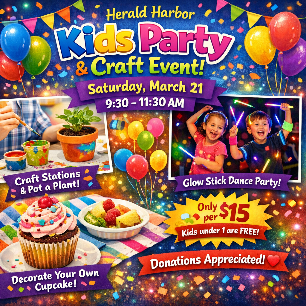 Herald Harbor Kids Party and Craft Fundraiser | Herald Harbor
