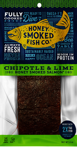 Salmon Chipotle Lime Honey Smoked - 8oz | CGK