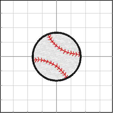 Baseball Embroidery Design | TheBabysBooty