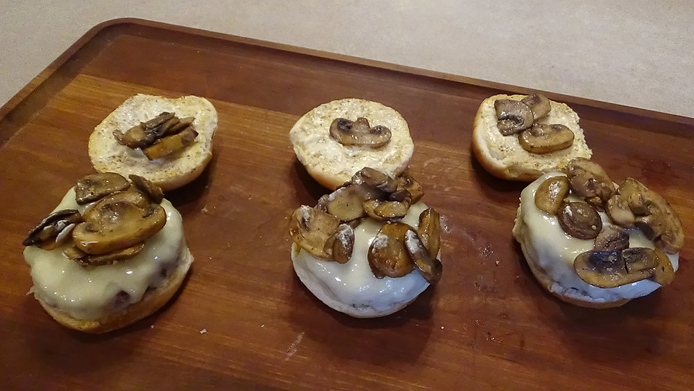 Cooking with Kyle, Mushroom and Swiss Burgers on the Gas Grill