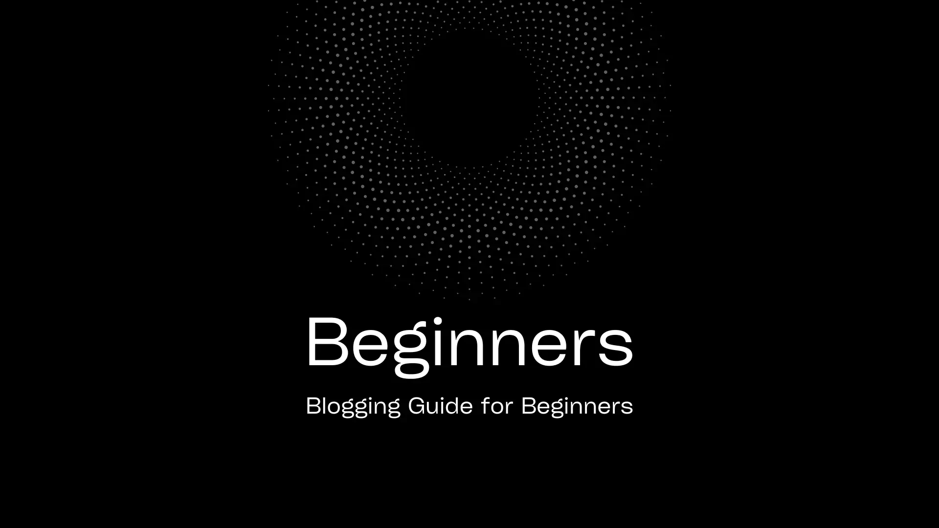How to Create a Blog Site: A Blogging Guide for Beginners ...