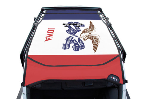 JTops | JL Wrangler Sun Shade - STATE FLAGS | JTopsUSA