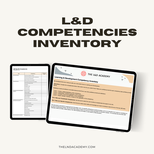 L&D Competency Inventory | The L&D Academy